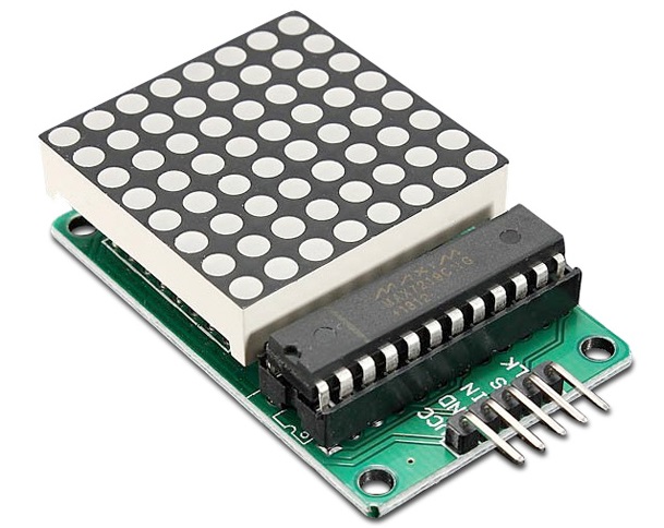 Matriz de Leds 8x8 Vermelho Com Max7219 - Diverso Eletrônica